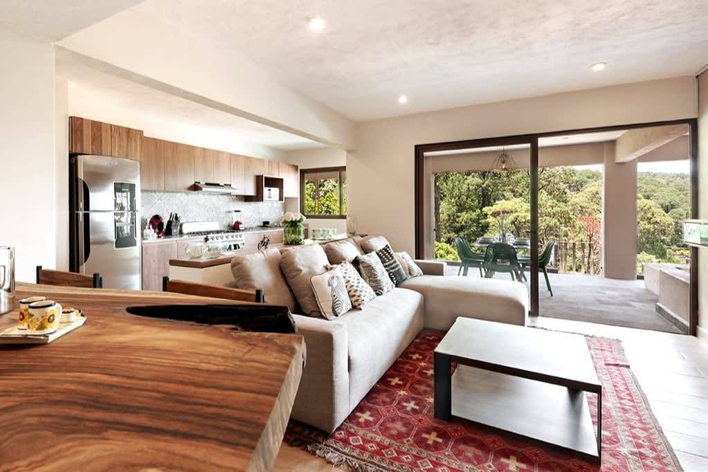 65 M² Villa ∙ 2 Habitaciones ∙ 6 Huéspedes - Valle de Bravo