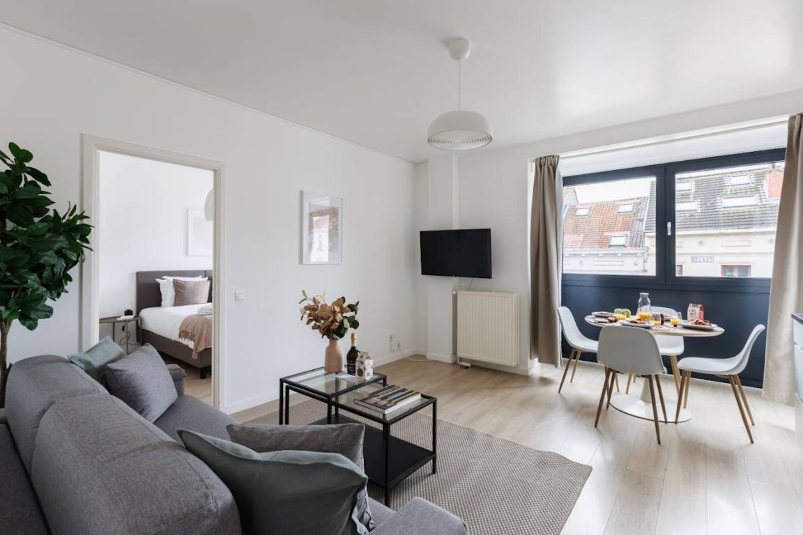 54 M² Appartamento ∙ 1 Camera Da Letto ∙ 4 Ospiti - Uccle