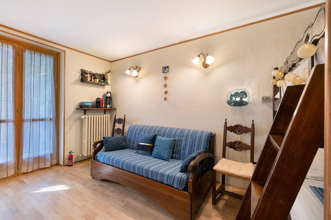 21 M² Appartement ∙ 1 Chambre ∙ 4 Personnes - Pontechianale