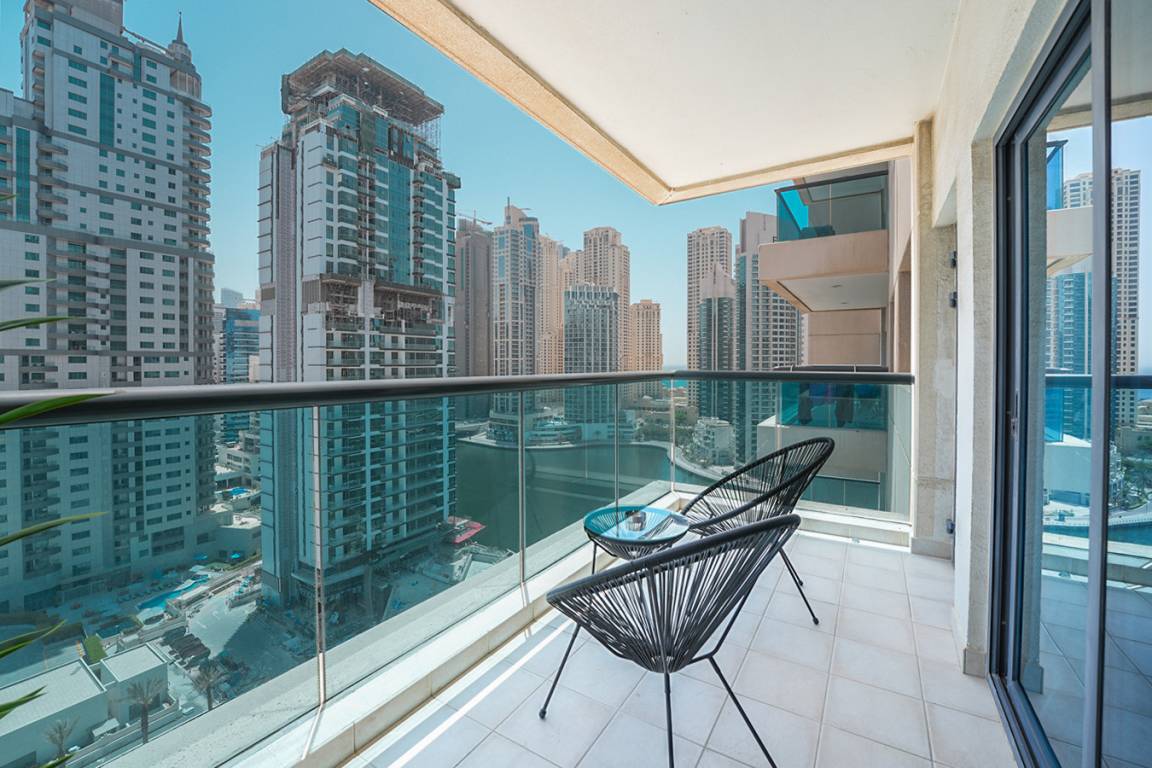 76 M² Ferienwohnung ∙ 1 Schlafzimmer ∙ 2 Gäste - Dubai Marina
