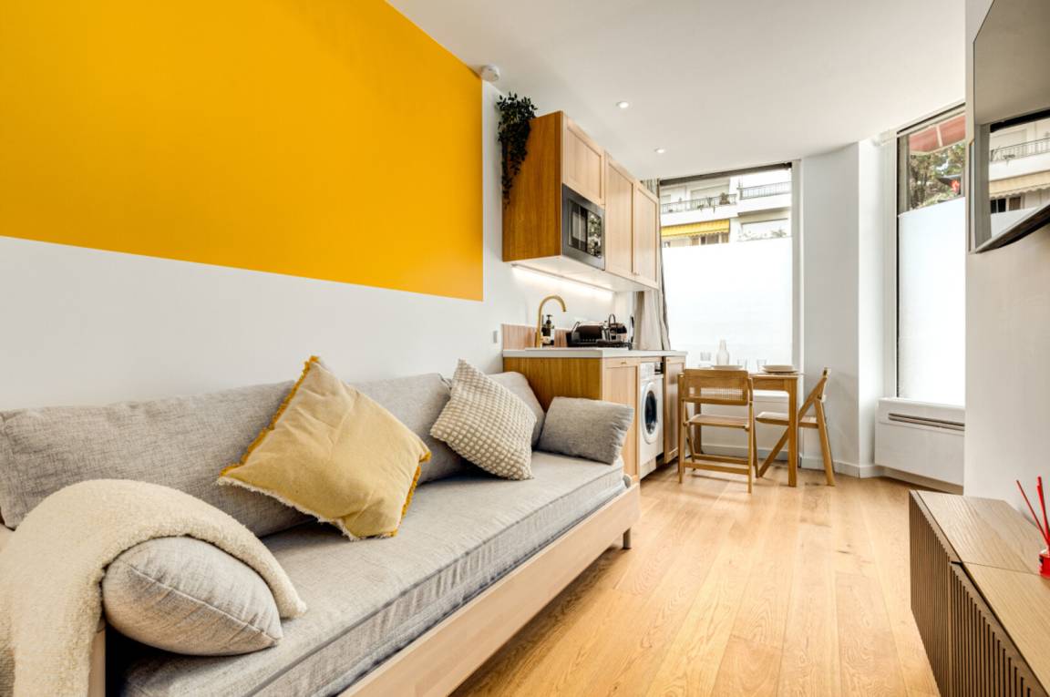 12 M² Ferienwohnung ∙ 1 Schlafzimmer ∙ 2 Gäste - Nizza