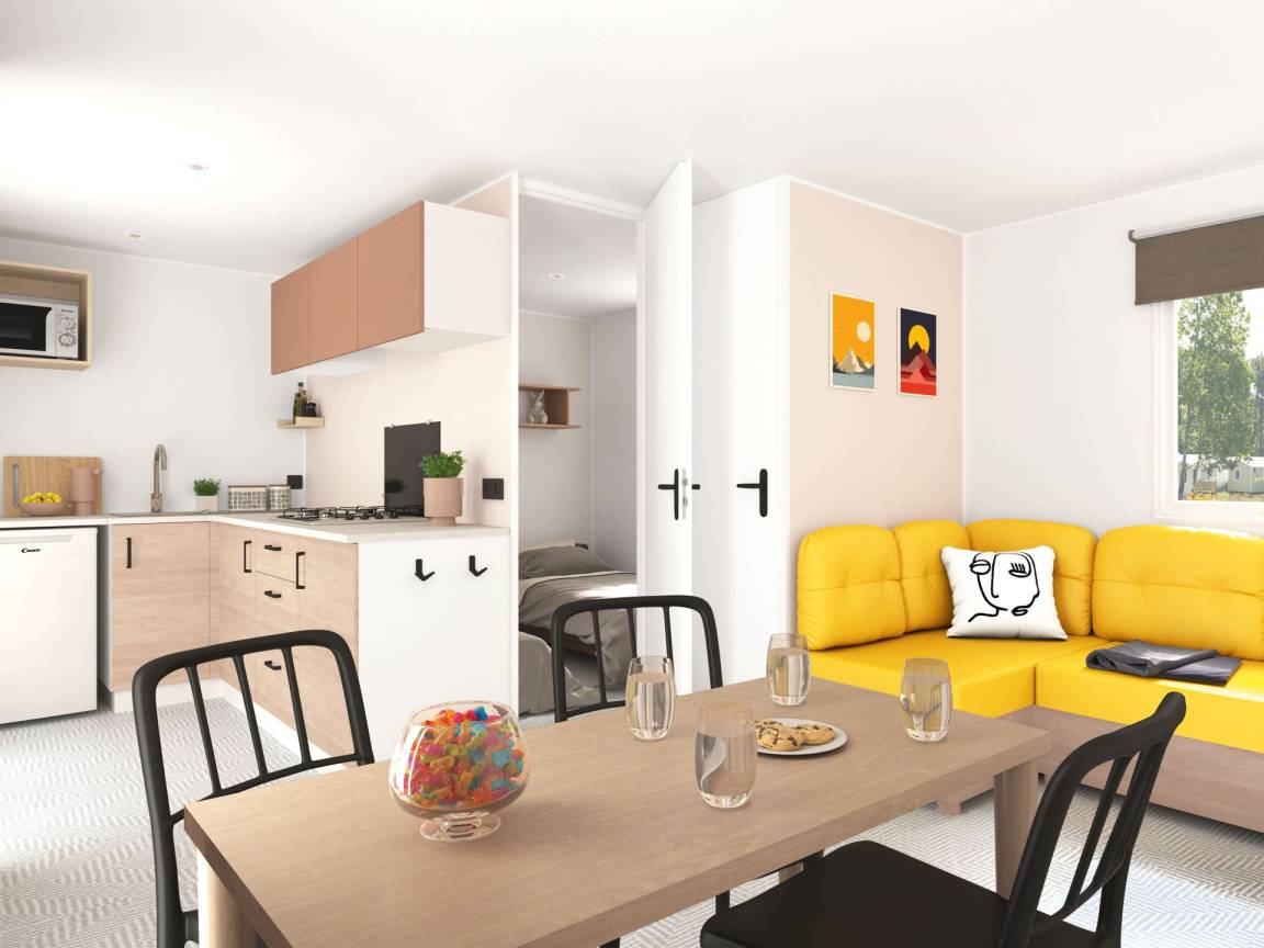 34 M² Mobilheim ∙ 2 Schlafzimmer ∙ 6 Gäste - Céret