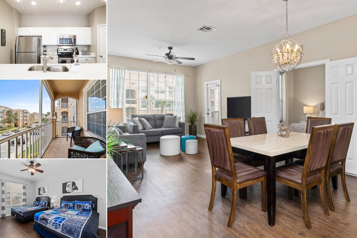 135 M² Apartment ∙ 3 Bedrooms ∙ 6 Guests - Celebration, FL