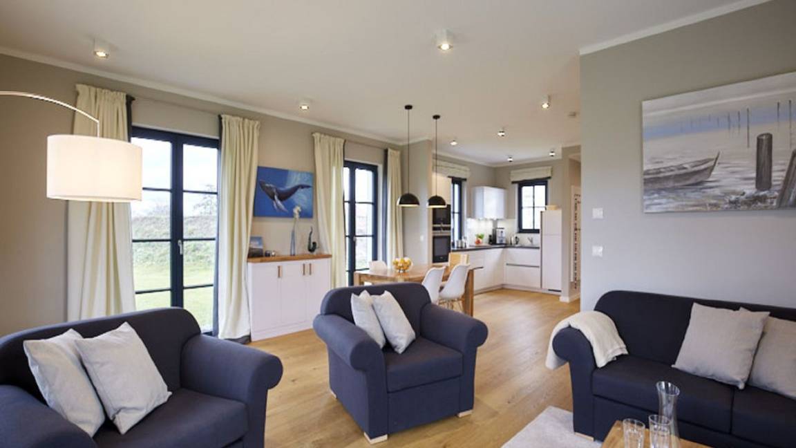 100 M² Ferienhaus ∙ 2 Schlafzimmer ∙ 4 Gäste - Insel Hiddensee