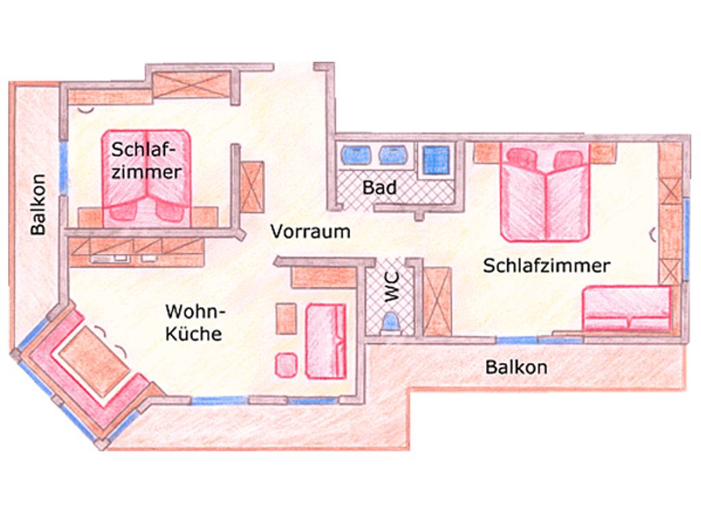 70 M² Apartment ∙ 2 Bedrooms ∙ 4 Guests - Hoher Dachstein