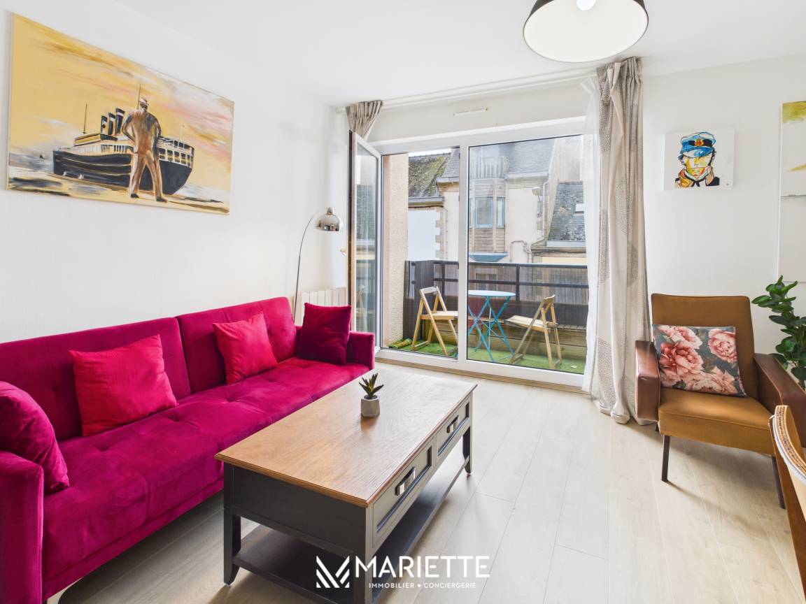 63 M² Appartement ∙ 2 Chambres ∙ 4 Personnes - Concarneau