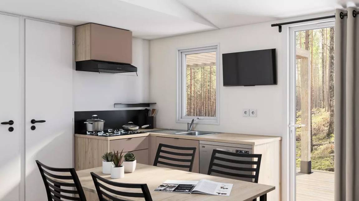 33 M² Mobil-home ∙ 3 Chambres ∙ 6 Personnes - Blanes