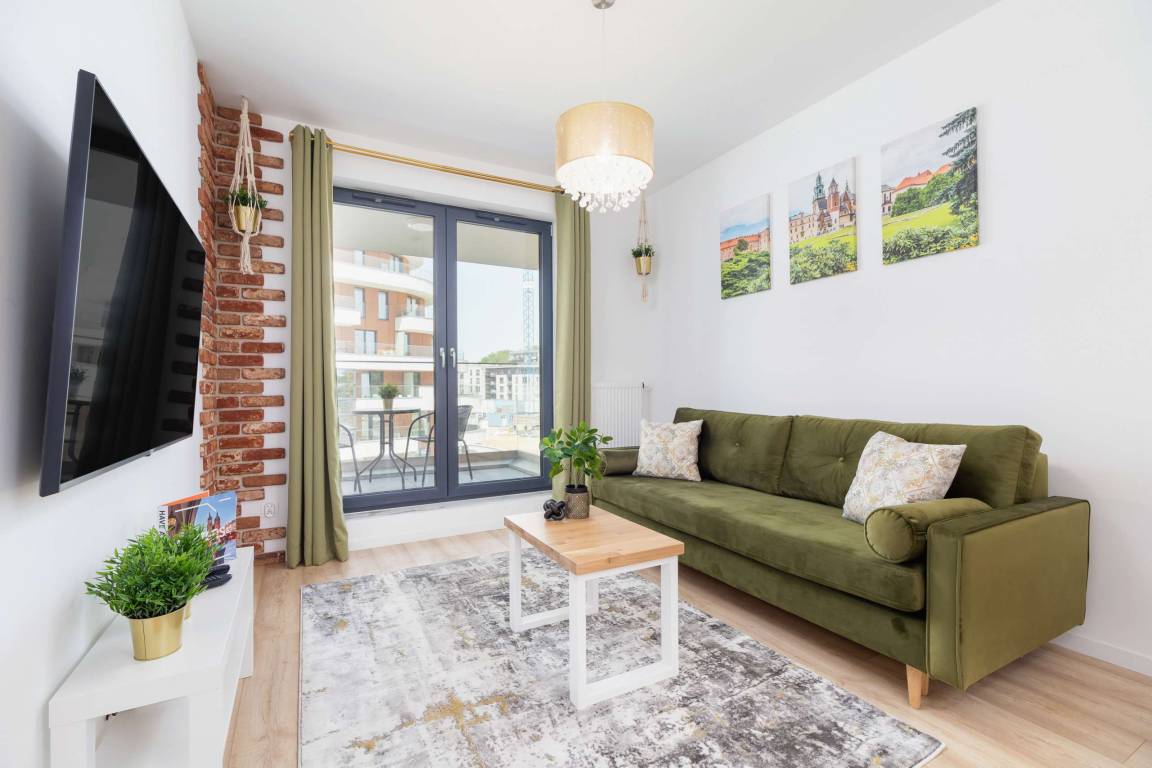 46 M² Apartament ∙ 1 Sypialnia ∙ 4 Gości - Kraków