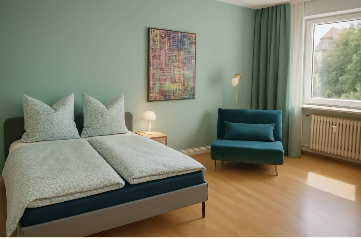 Ferienwohnung ∙ 1 Schlafzimmer ∙ 3 Gäste - Offenbach am Main