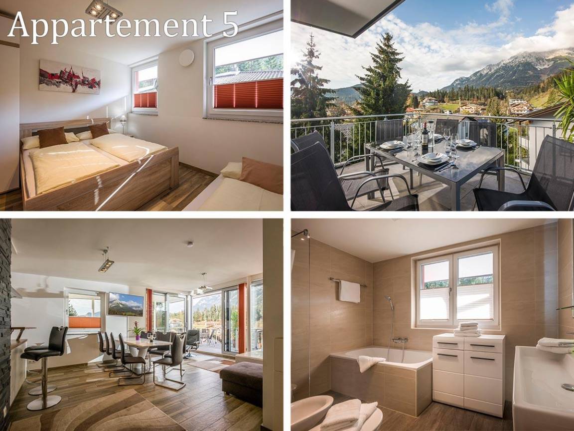 104 M² Ferienwohnung ∙ 2 Schlafzimmer ∙ 8 Gäste - Scheffau am Wilden Kaiser