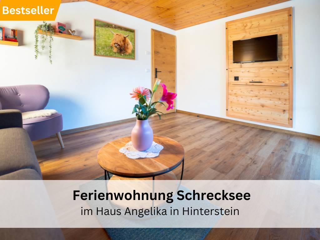 80 M² Ferienwohnung ∙ 1 Schlafzimmer ∙ 3 Gäste - Oberjoch