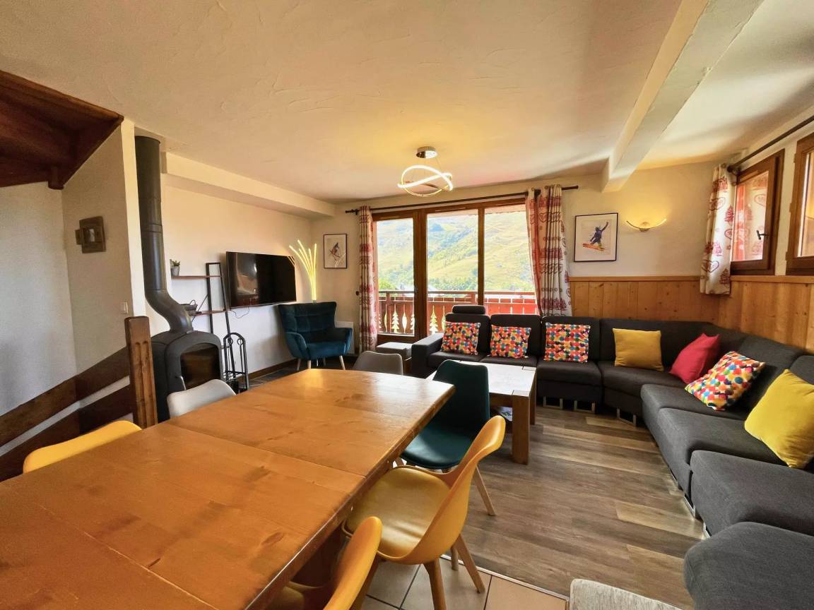 116 M² Apartamento ∙ 5 Habitaciones ∙ 10 Huéspedes - Les Menuires