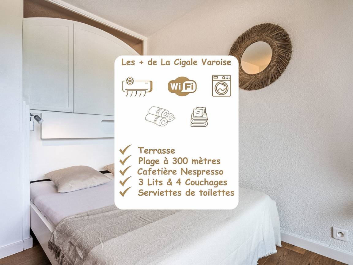 23 M² Appartement ∙ 1 Chambre ∙ 4 Personnes - La Capte