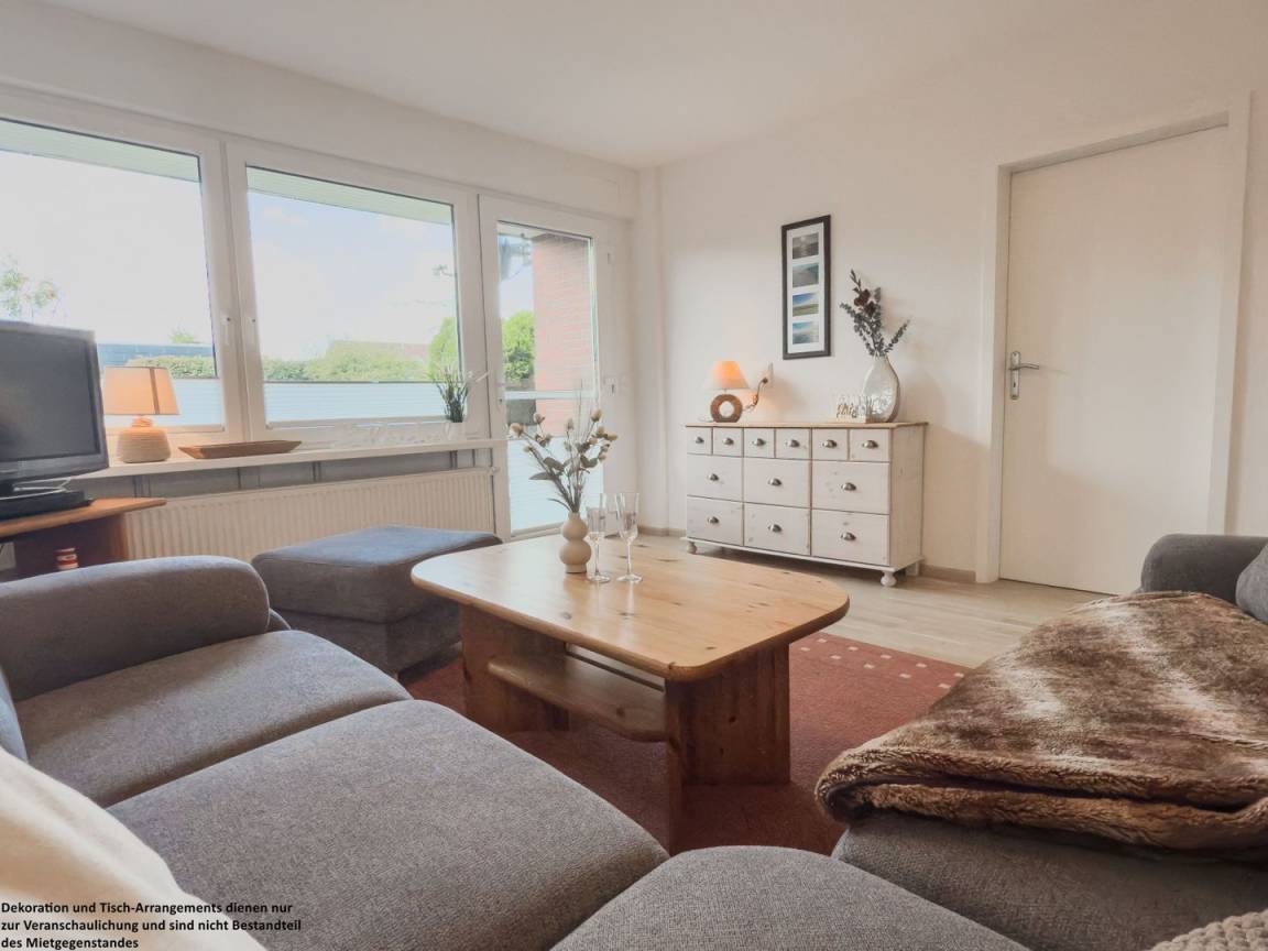 63 M² Ferienwohnung ∙ 2 Schlafzimmer ∙ 4 Gäste - Wangerland