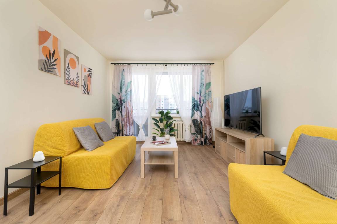 39 M² Apartamento ∙ 1 Habitación ∙ 3 Huéspedes - Katowice