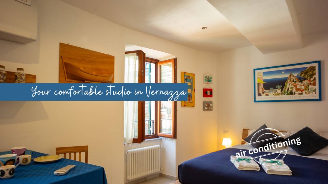30 M² Studio Flat ∙ 1 Bedroom ∙ 2 Guests - Vernazza