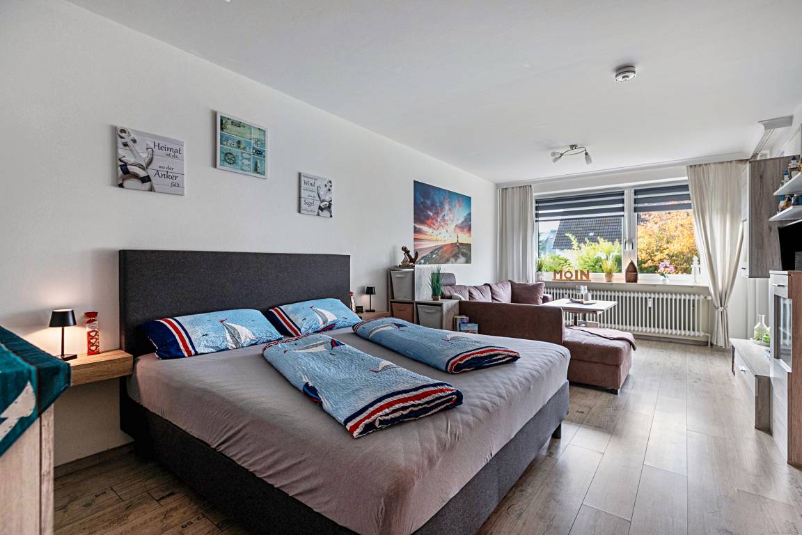 43 M² Ferienwohnung ∙ 1 Schlafzimmer ∙ 3 Gäste - Büsum