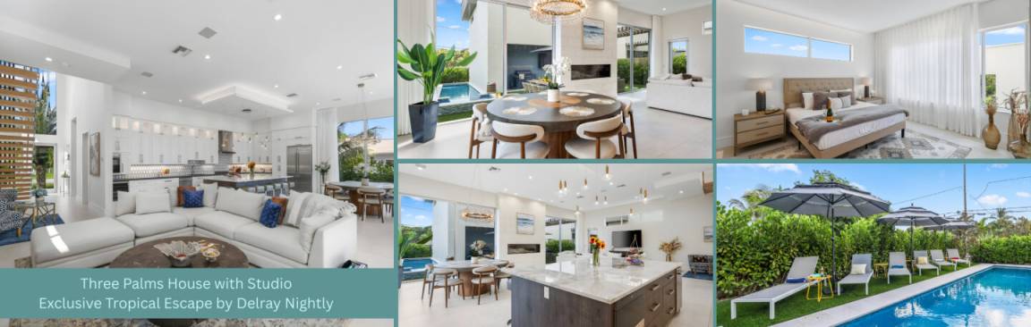 390 M² House ∙ 5 Bedrooms ∙ 12 Guests - Delray Beach, FL