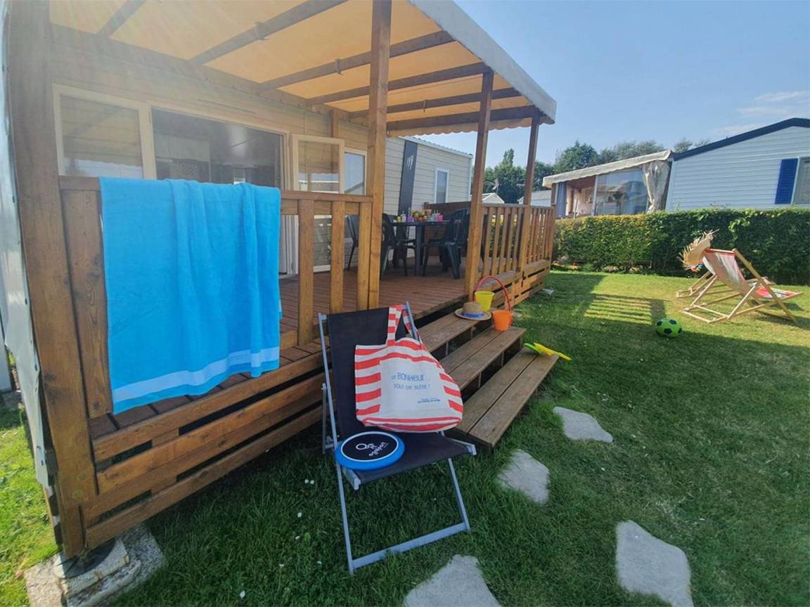 Asuntovaunu ∙ 2 Makuuhuonetta ∙ 5 Vierasta - Hermanville-sur-Mer