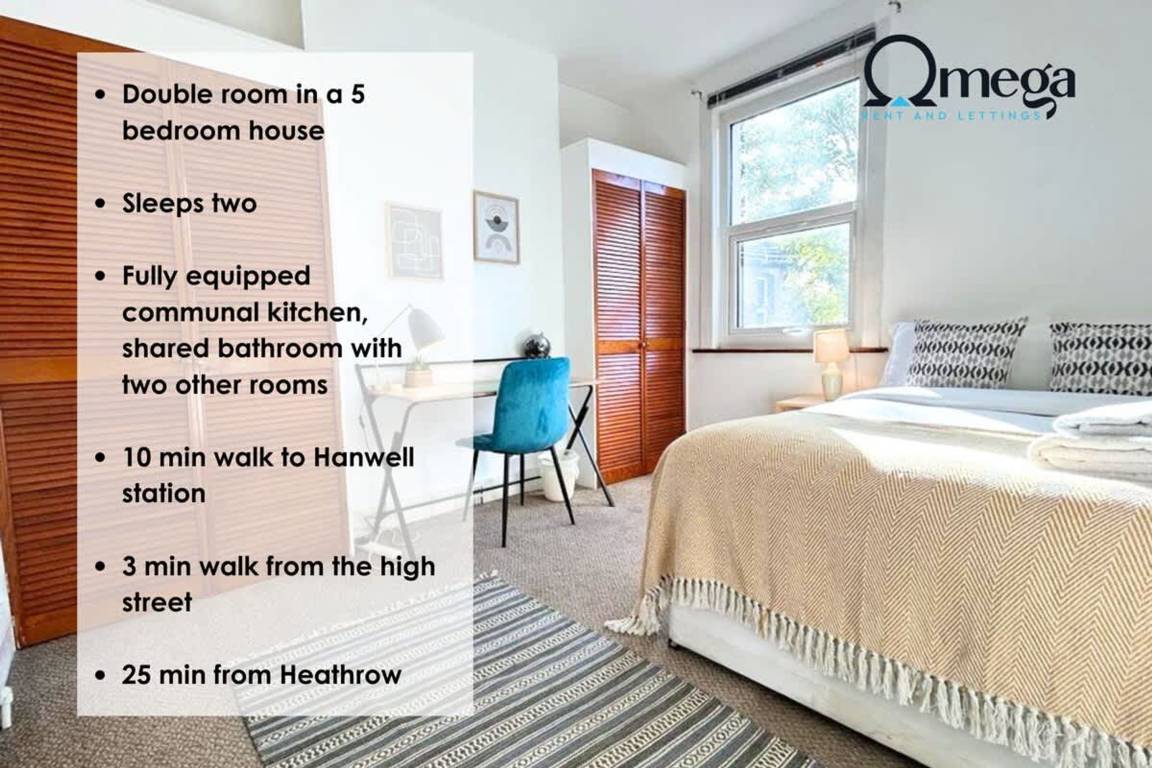 Ferienhaus ∙ 1 Schlafzimmer ∙ 2 Gäste - Brentford