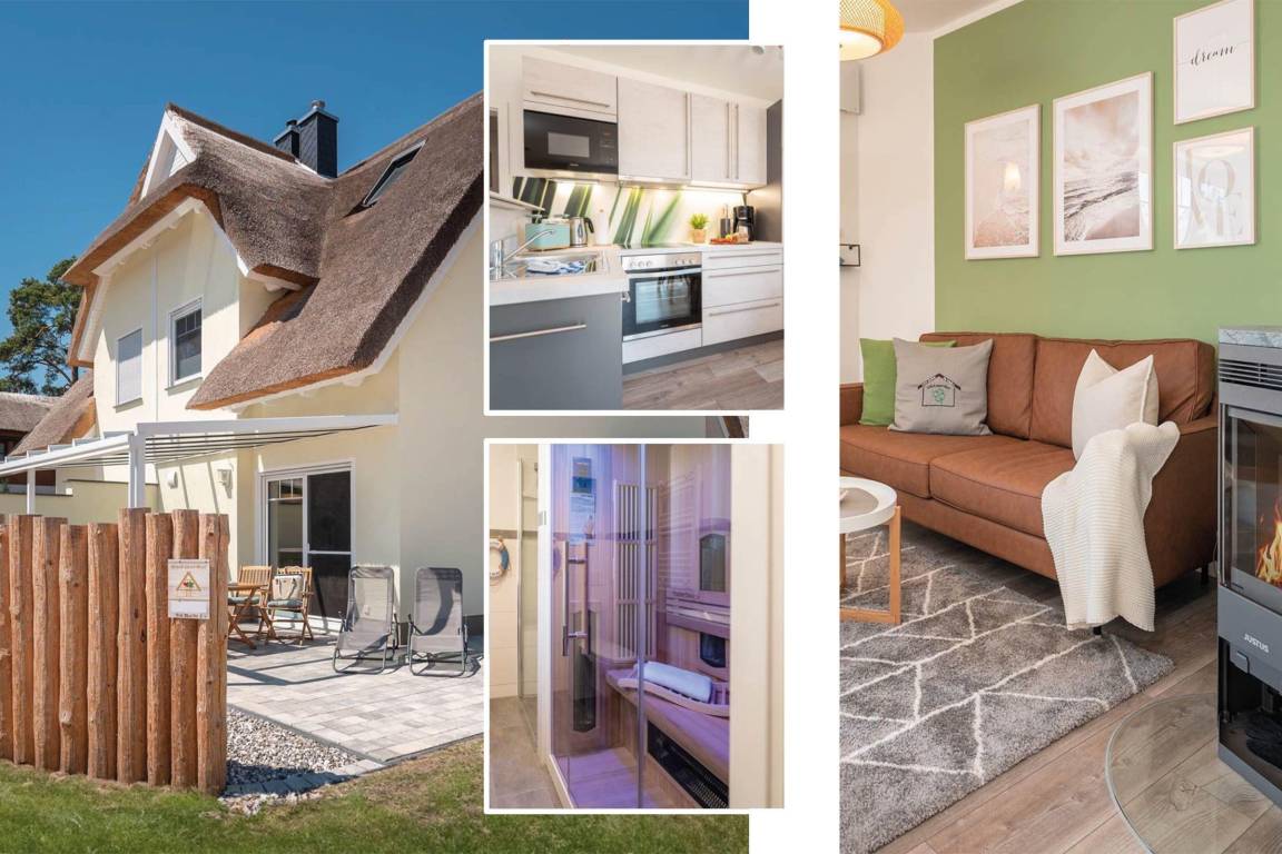 65 M² Ferienhaus ∙ 3 Schlafzimmer ∙ 6 Gäste - Ueckermünde