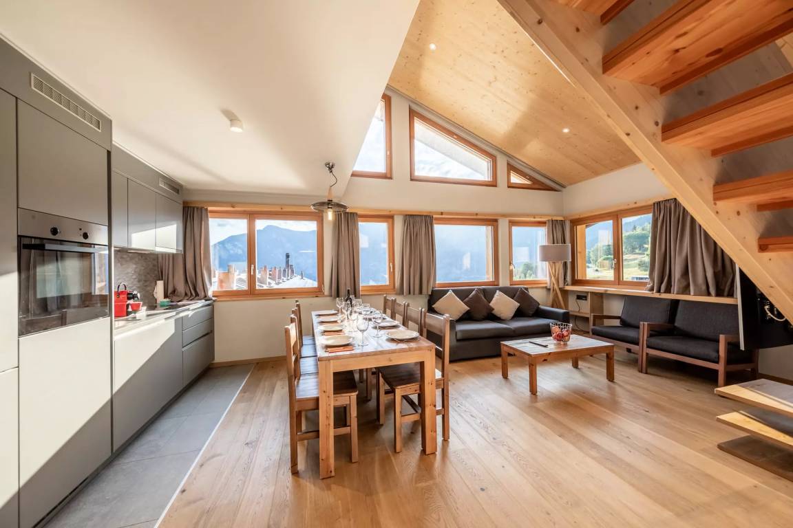 94 M² Apartment ∙ 3 Bedrooms ∙ 8 Guests - Vercorin