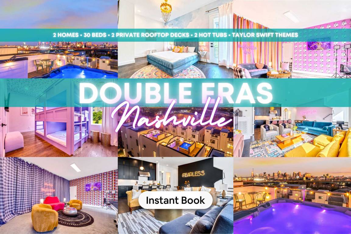 Casa ∙ 8 Habitaciones ∙ 24 Huéspedes - Nashville