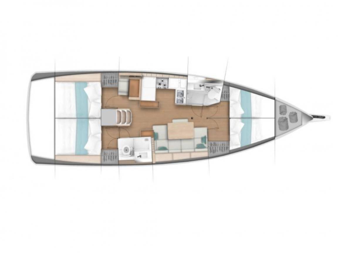 13 M² Casa Flotante ∙ 3 Habitaciones ∙ 6 Huéspedes - Nettuno