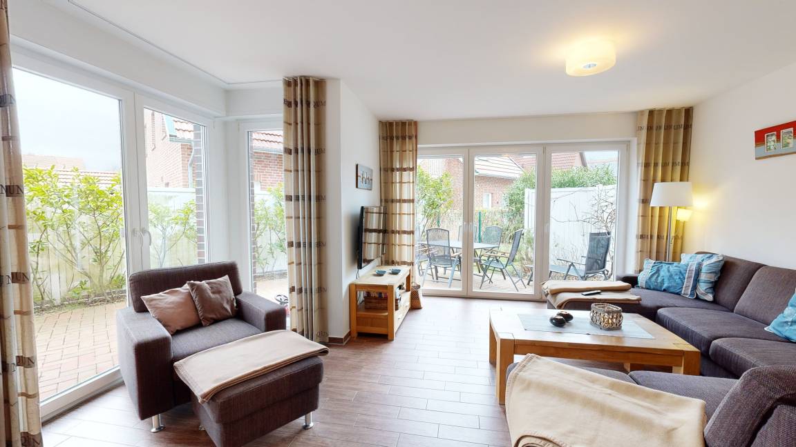105 M² Ferienhaus ∙ 3 Schlafzimmer ∙ 6 Gäste - Borkum