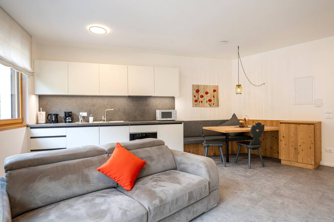 45 M² Ferienwohnung ∙ 1 Schlafzimmer ∙ 2 Gäste - Feldthurns