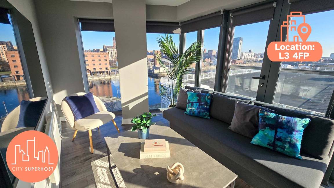 74 M² Apartamento ∙ 2 Habitaciones ∙ 6 Huéspedes - Liverpool