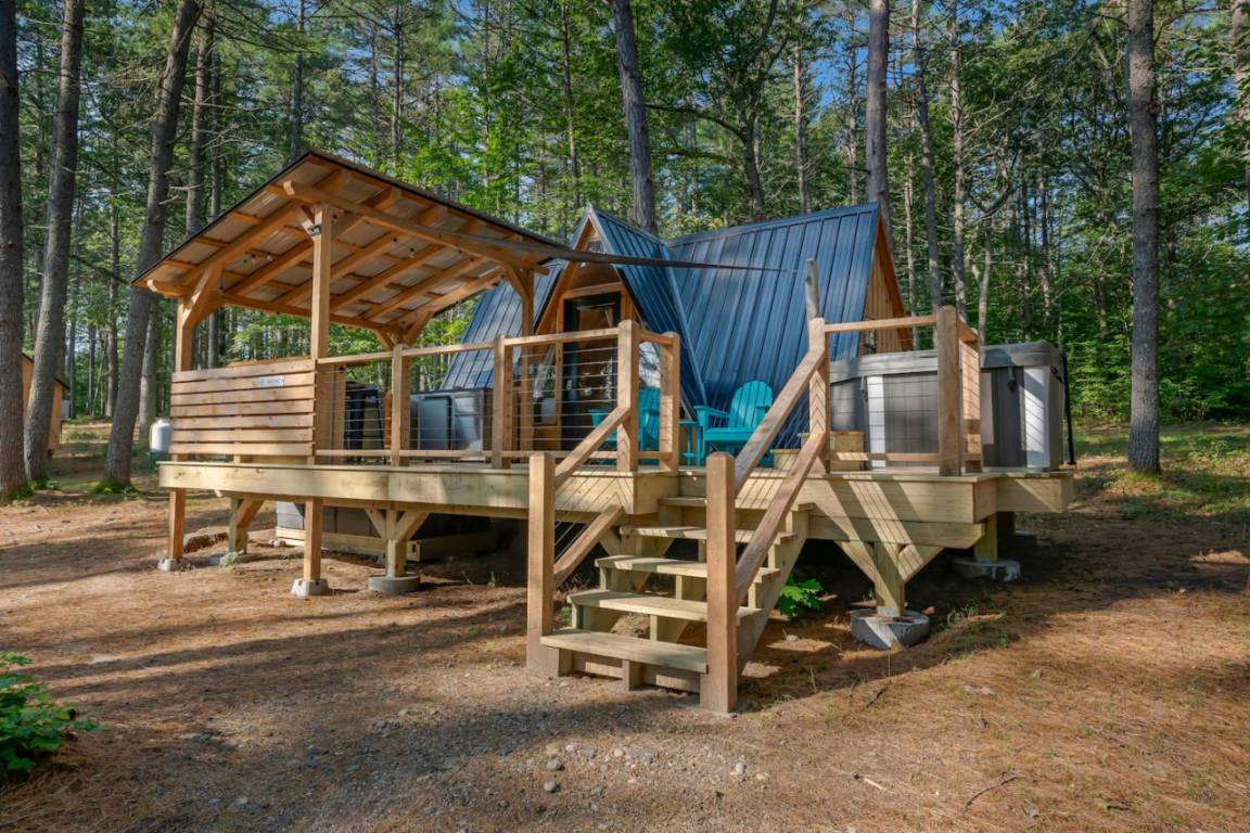 46 M² Cabin ∙ 2 Guests - Range Pond State Park, Poland Spring