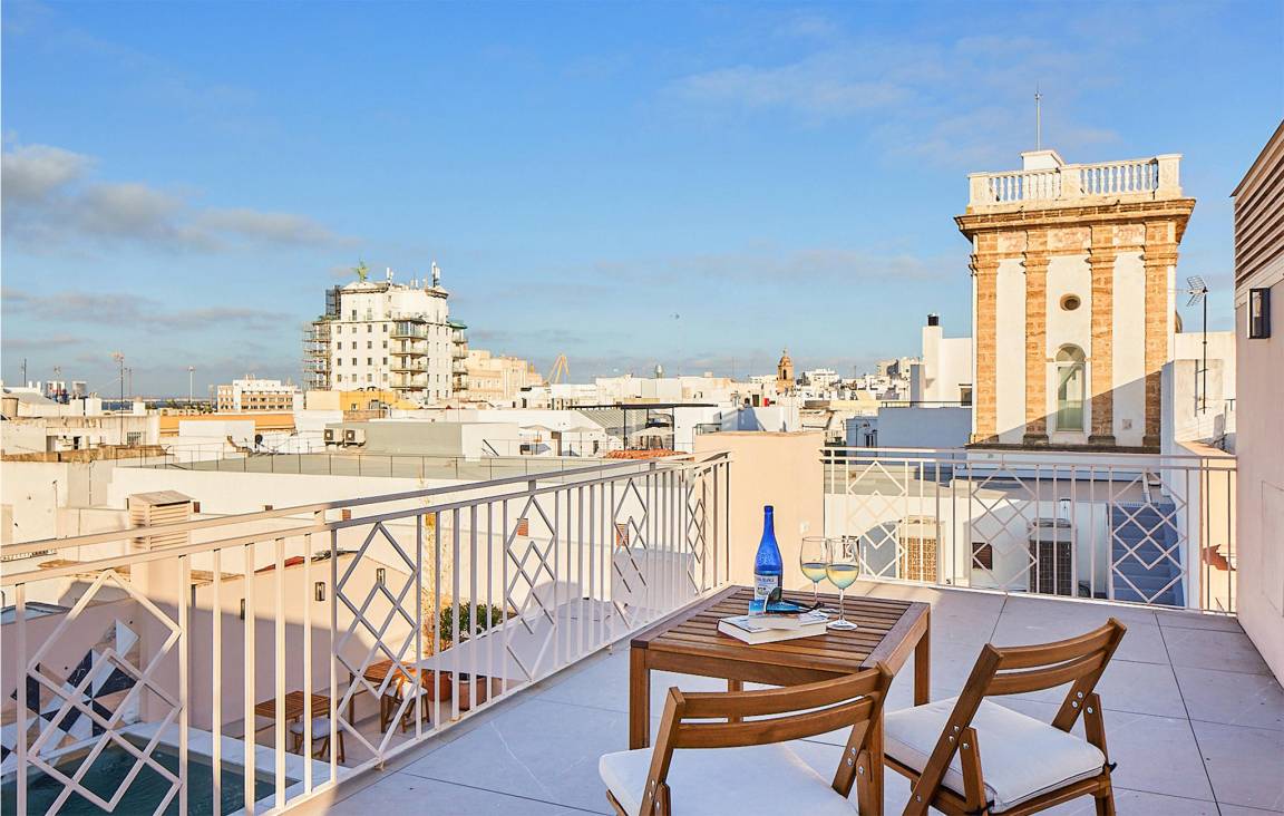 55 M² Apartamento ∙ 1 Habitación ∙ 4 Huéspedes - Cádiz