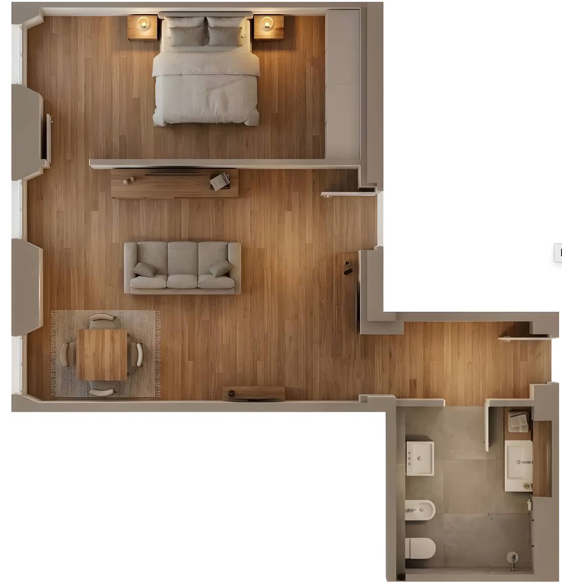 34 M² Appartamento Vacanza ∙ 1 Camera Da Letto ∙ 2 Ospiti - Nova Gorica