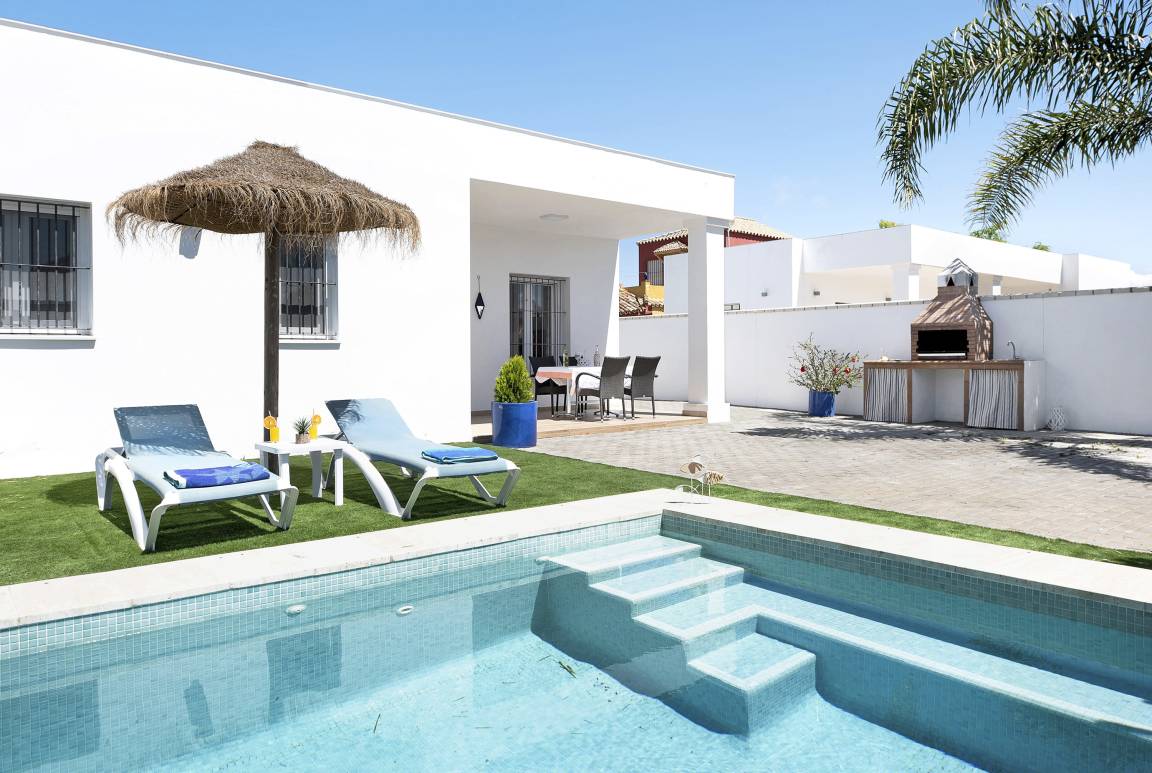 70 M² Ferienhaus ∙ 2 Schlafzimmer ∙ 4 Gäste - El Palmar de Vejer