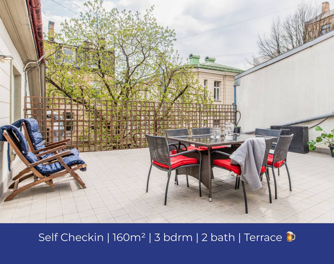 110 M² Appartement ∙ 3 Chambres ∙ 10 Personnes - Riga