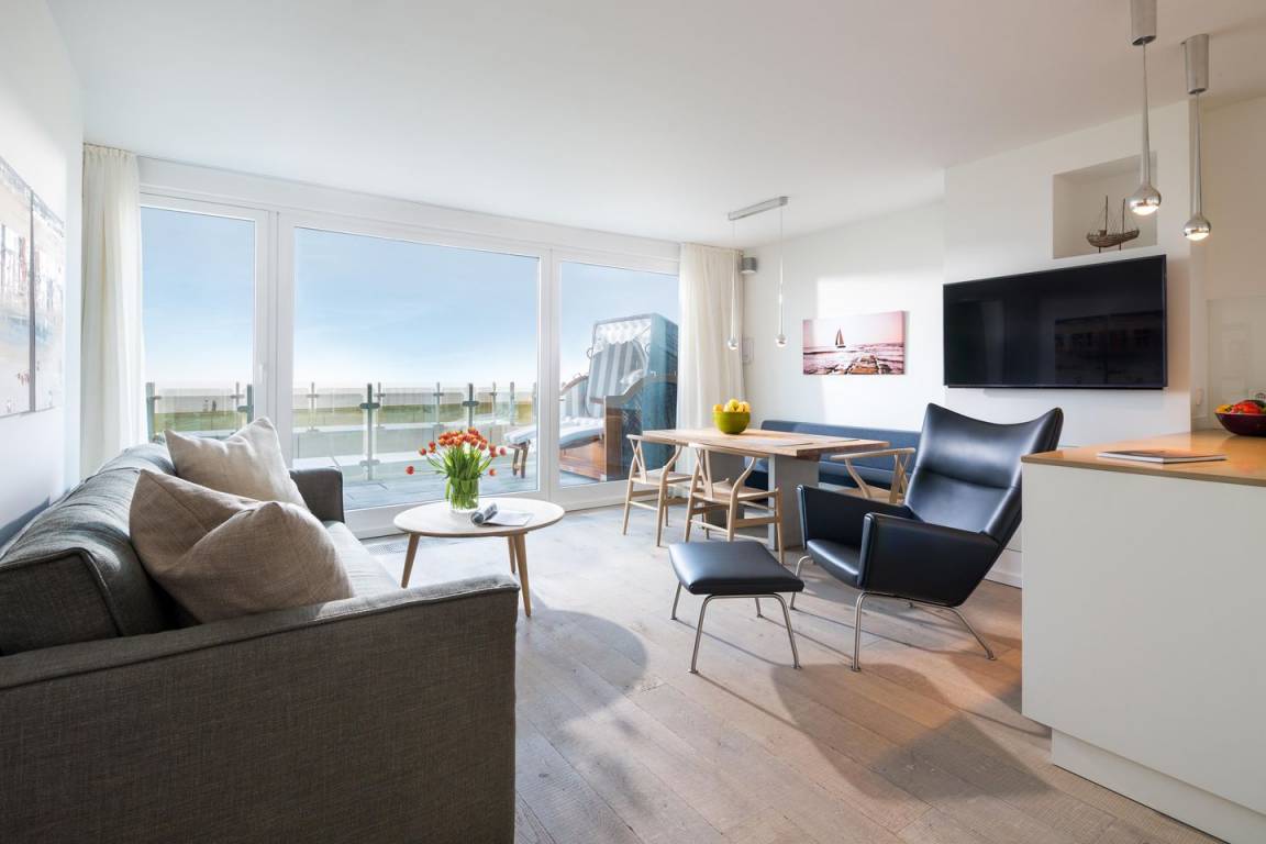 87 M² Ferienwohnung ∙ 2 Schlafzimmer ∙ 4 Gäste - Juist