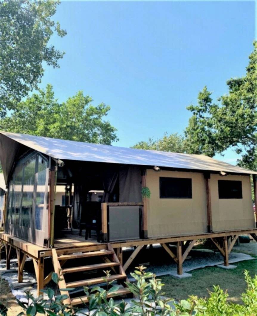 34 M² Tente ∙ 2 Chambres ∙ 5 Personnes - Port Blanc