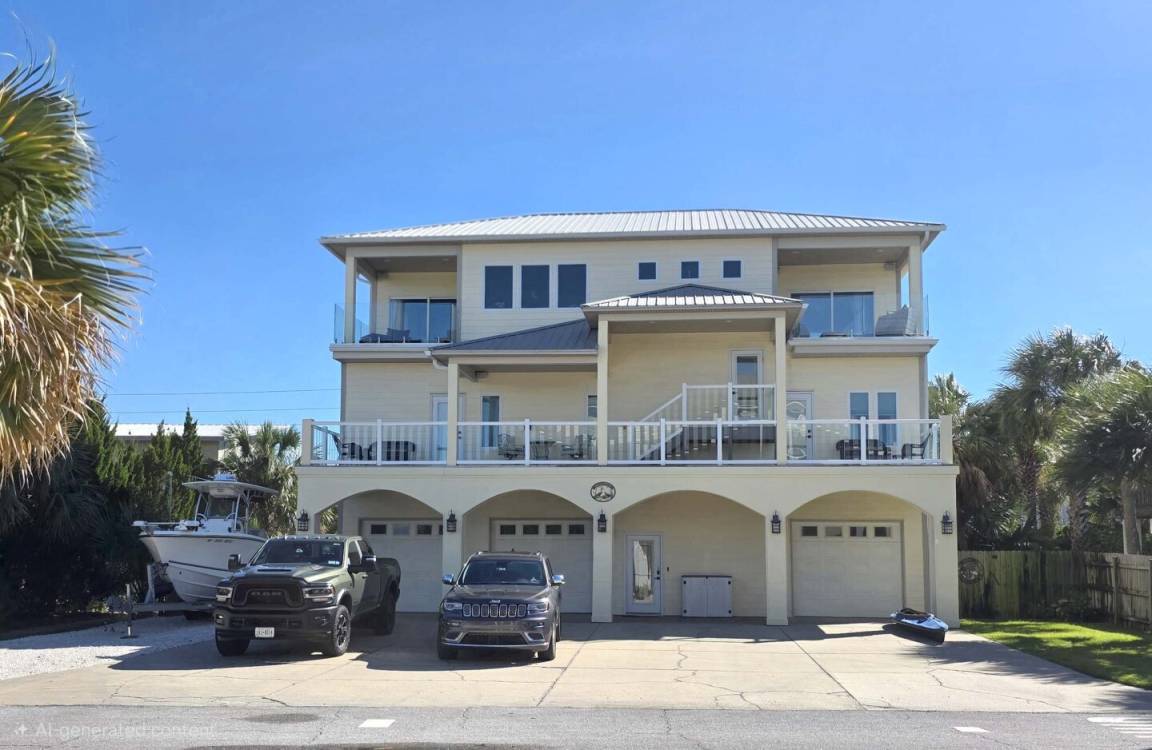 125 M² House ∙ 4 Bedrooms ∙ 11 Guests - Pensacola Beach, FL