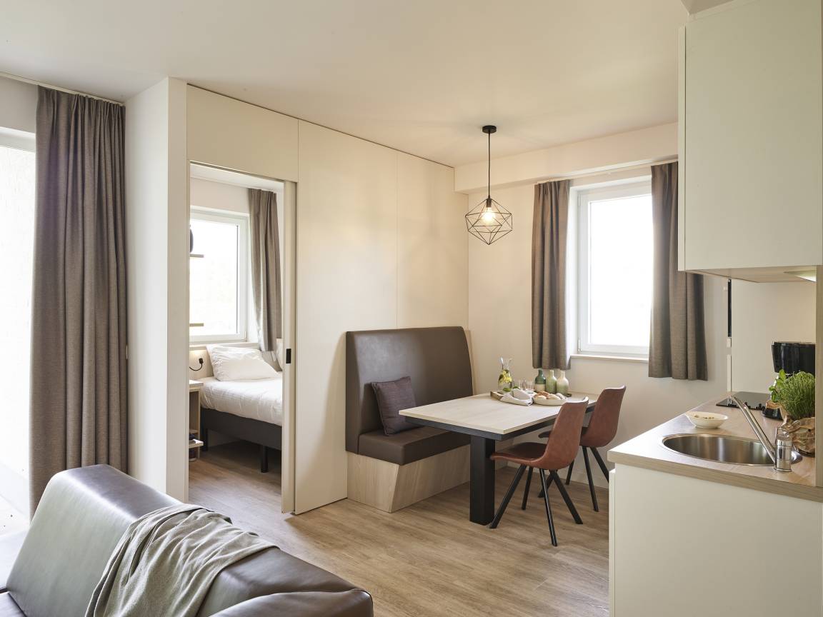 38 M² Bungalow ∙ 1 Habitación ∙ 5 Huéspedes - De Haan