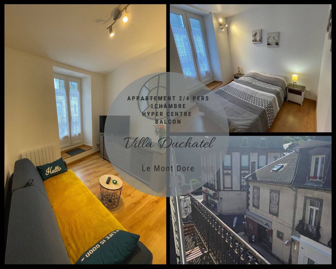 32 M² Appartement ∙ 1 Chambre ∙ 4 Personnes - La Bourboule