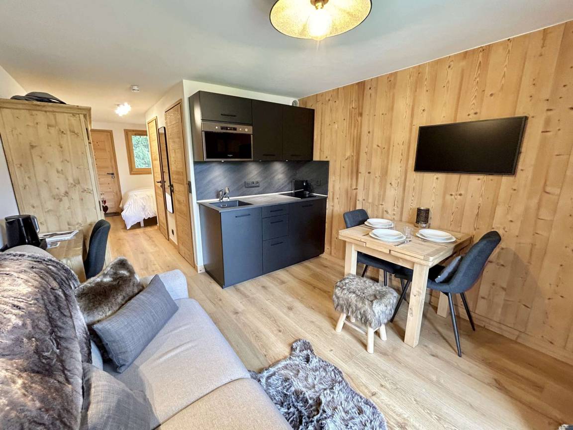 24 M² Studio ∙ 1 Chambre ∙ 4 Personnes - Combloux