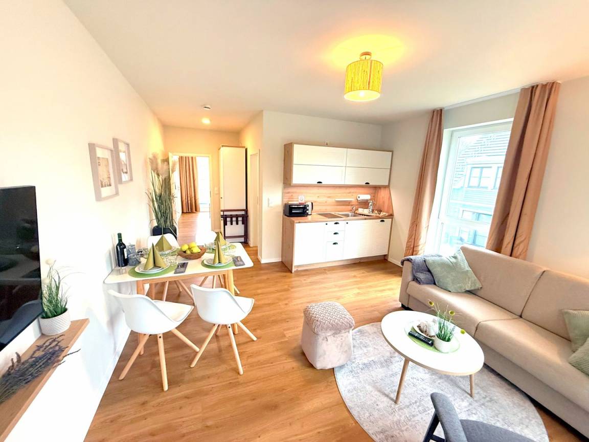 43 M² Ferienwohnung ∙ 1 Schlafzimmer ∙ 4 Gäste - Born am Darß