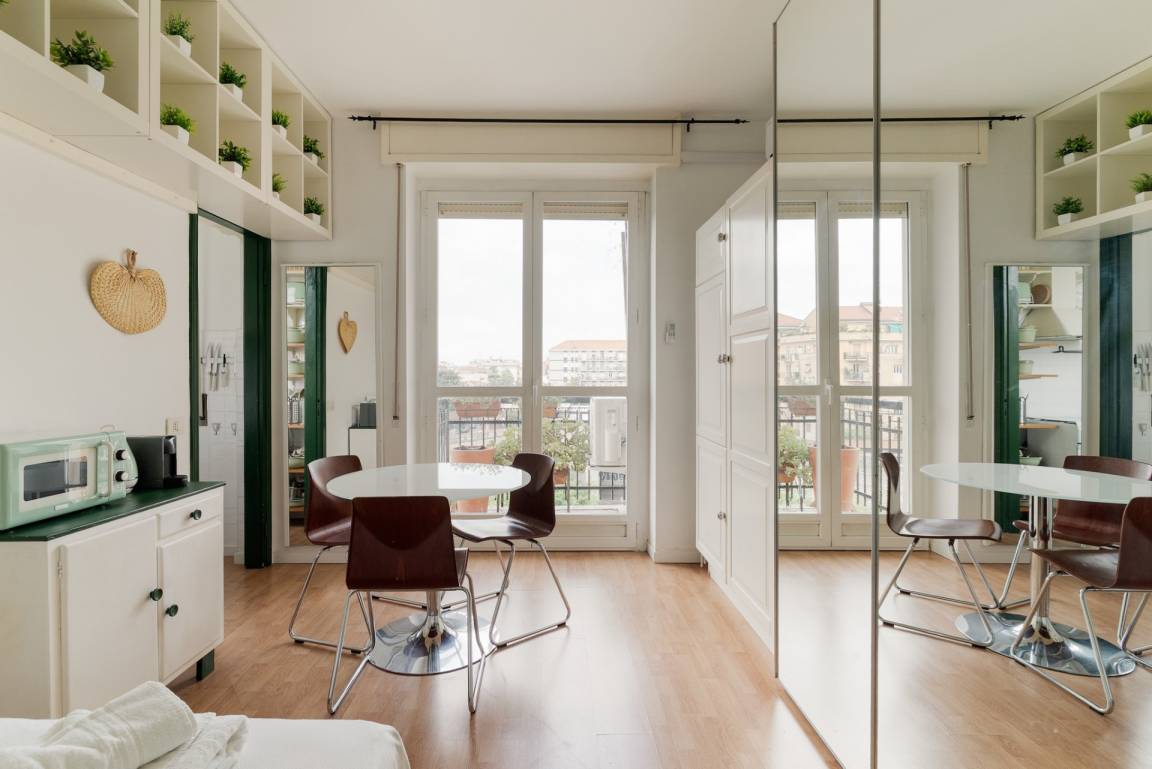 35 M² Apartamento ∙ 1 Habitación ∙ 2 Huéspedes - Milán