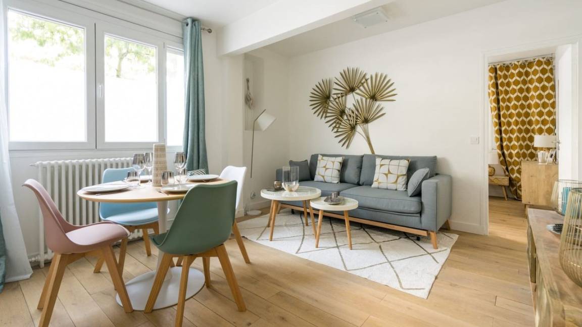 45 M² Apartamento ∙ 2 Quartos ∙ 6 Hóspedes - Paris