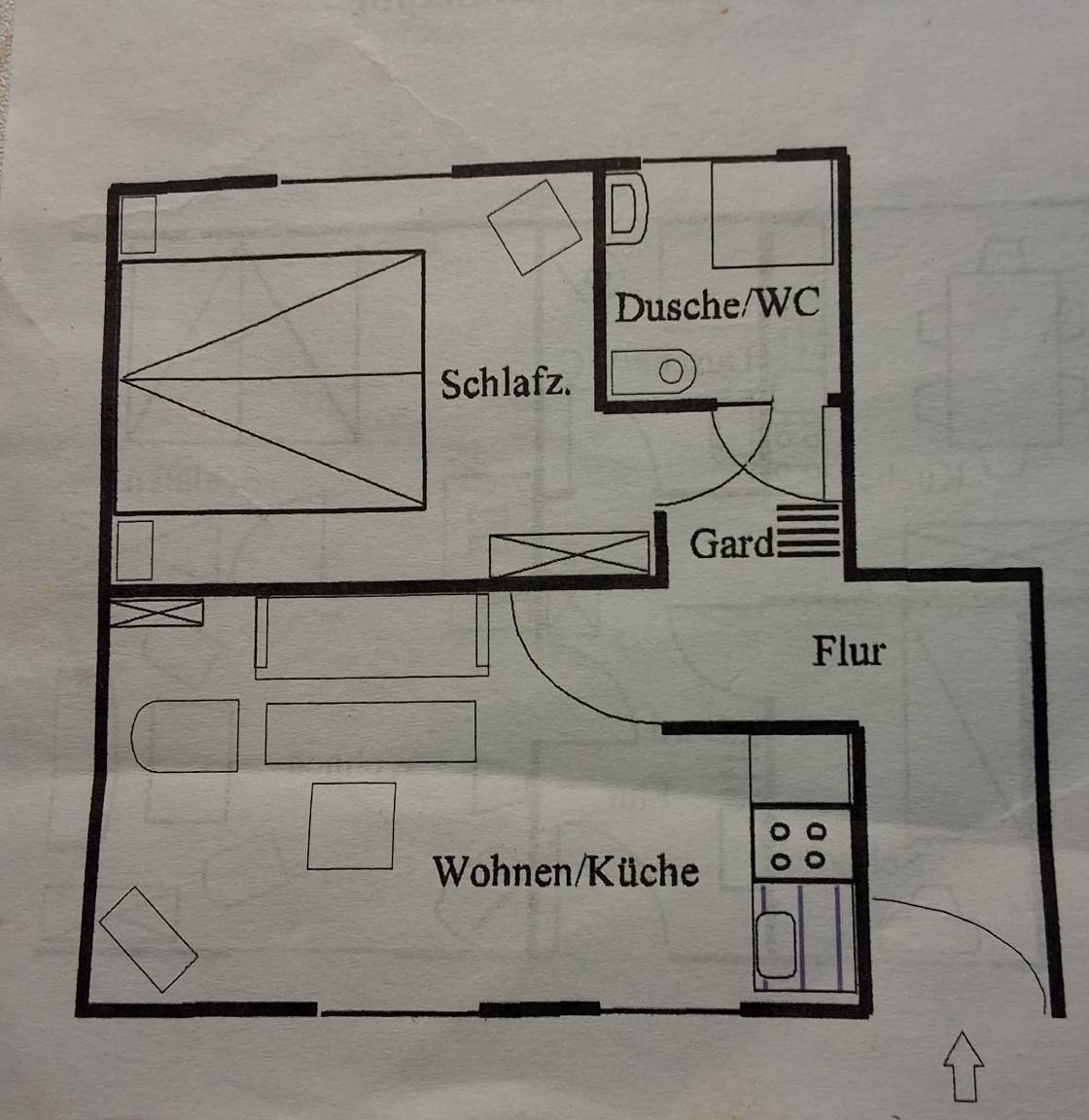 37 M² Appartement ∙ 1 Chambre ∙ 2 Personnes - Pellworm