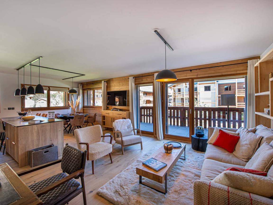 100 M² Appartement ∙ 3 Chambres ∙ 6 Personnes - Flumet