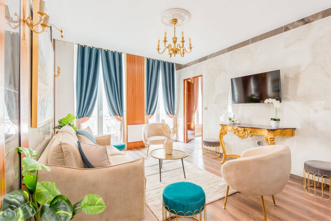 90 M² Apartment ∙ 3 Bedrooms ∙ 8 Guests - Gare du Nord - Paris