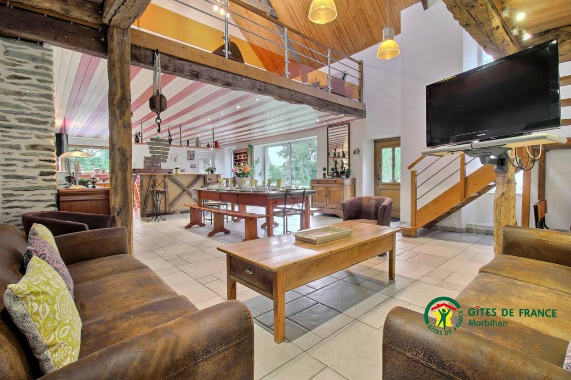 180 M² Gîte ∙ 5 Chambres ∙ 12 Personnes - Brocéliande