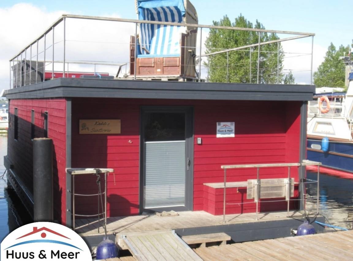 45 M² Hausboot ∙ 2 Schlafzimmer ∙ 5 Gäste - Fehmarn
